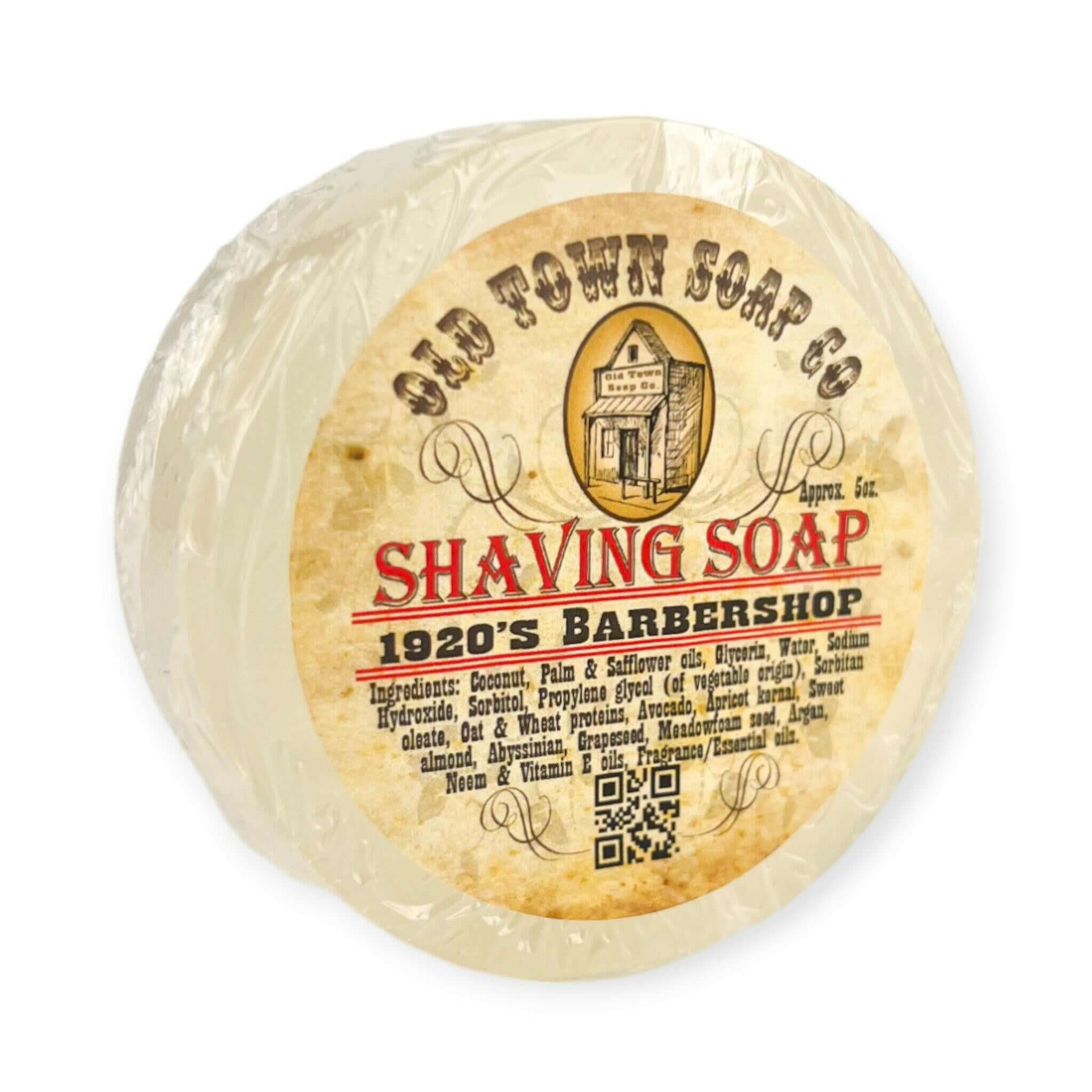 1920's Barber Shop - Shave Puck | Old Town Soap Co.