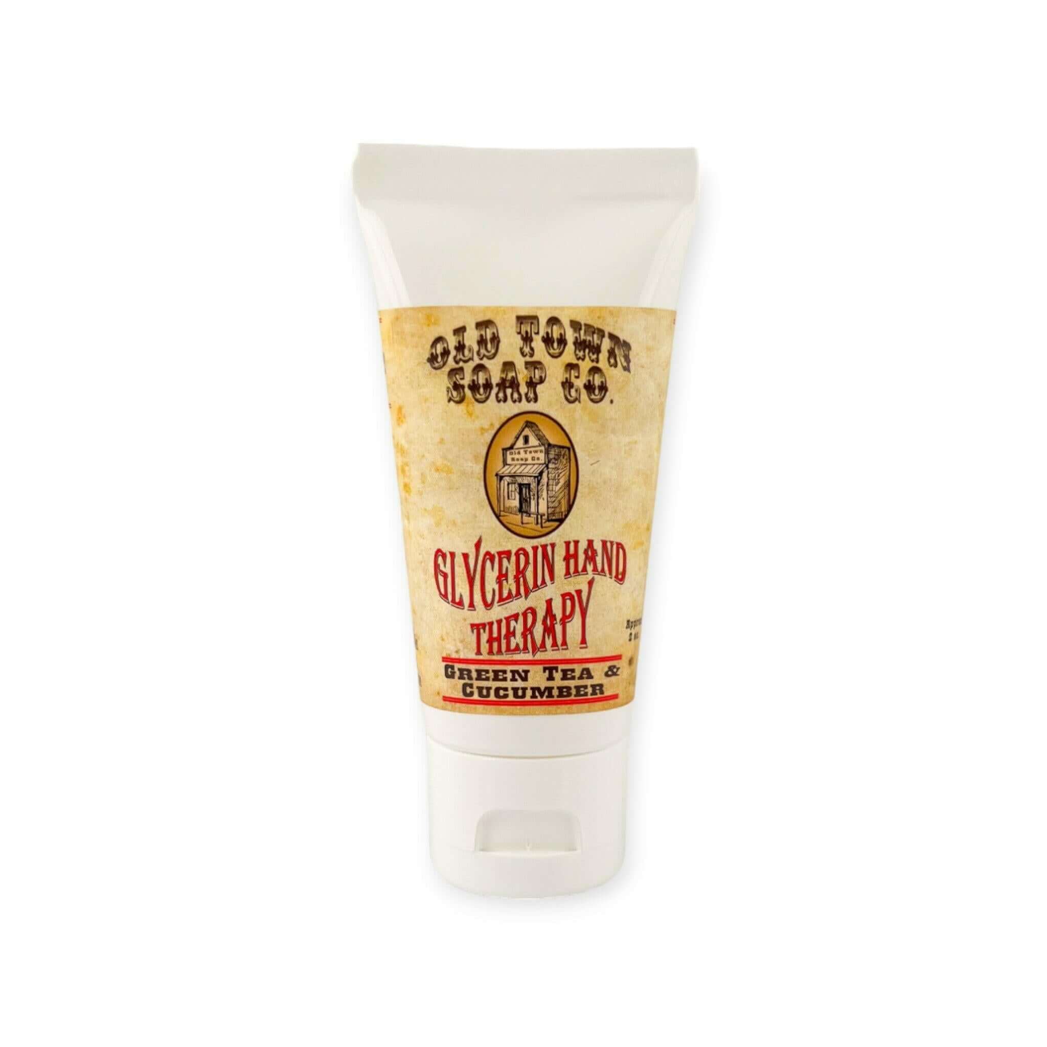 Green Tea & Cucumber 2oz Glycerin Hand Therapy | Old Town Soap Co.